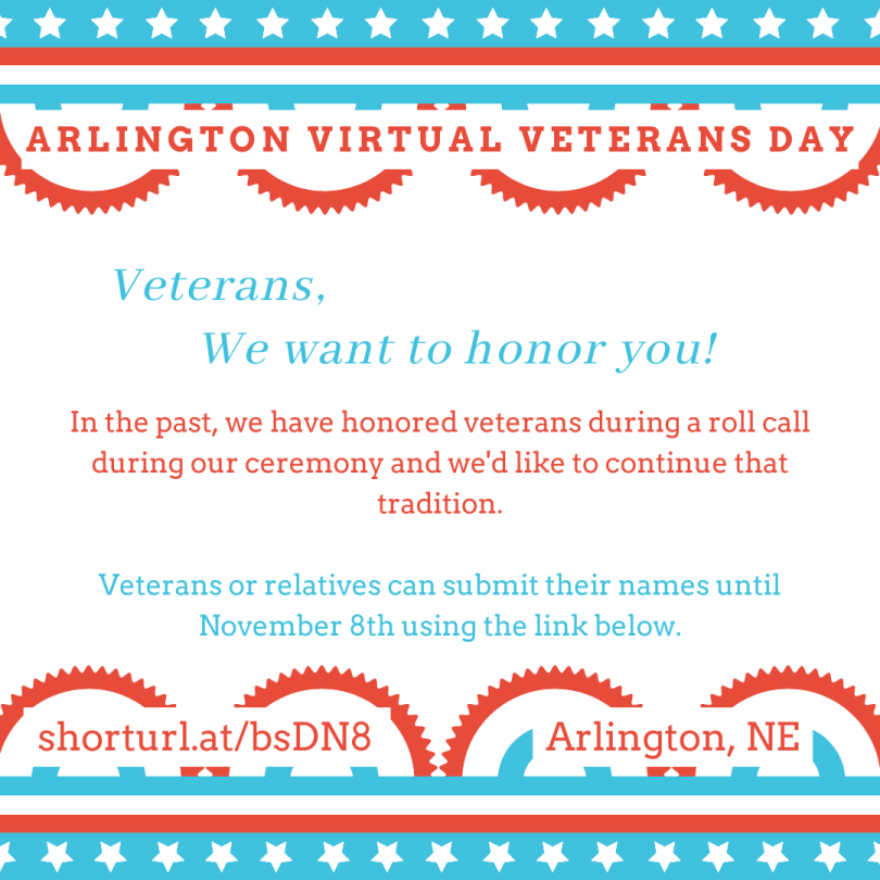 Arlington Public Schools - Arlington Virtual Veterans Day
